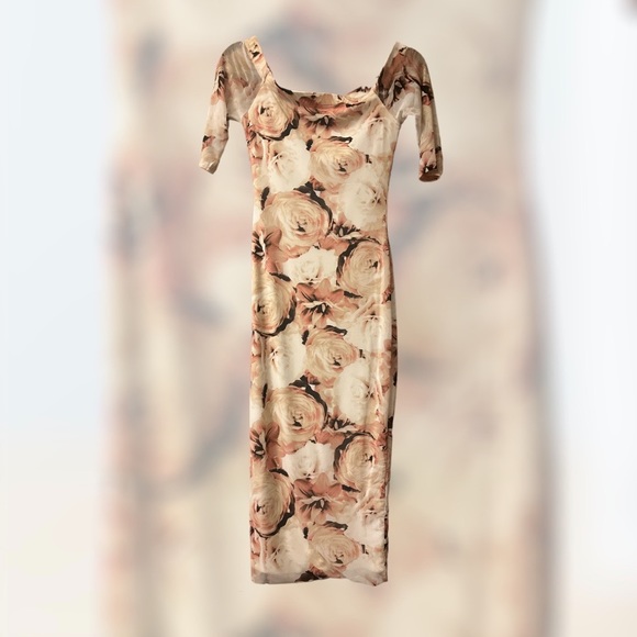 DNA couture | Dresses | Nwot Dna Couture Floral Body Con Dress | Poshmark